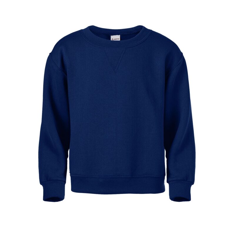 Navy Sweatshirt with St. Odilia Chenille Logo – Michael’s School Uniforms