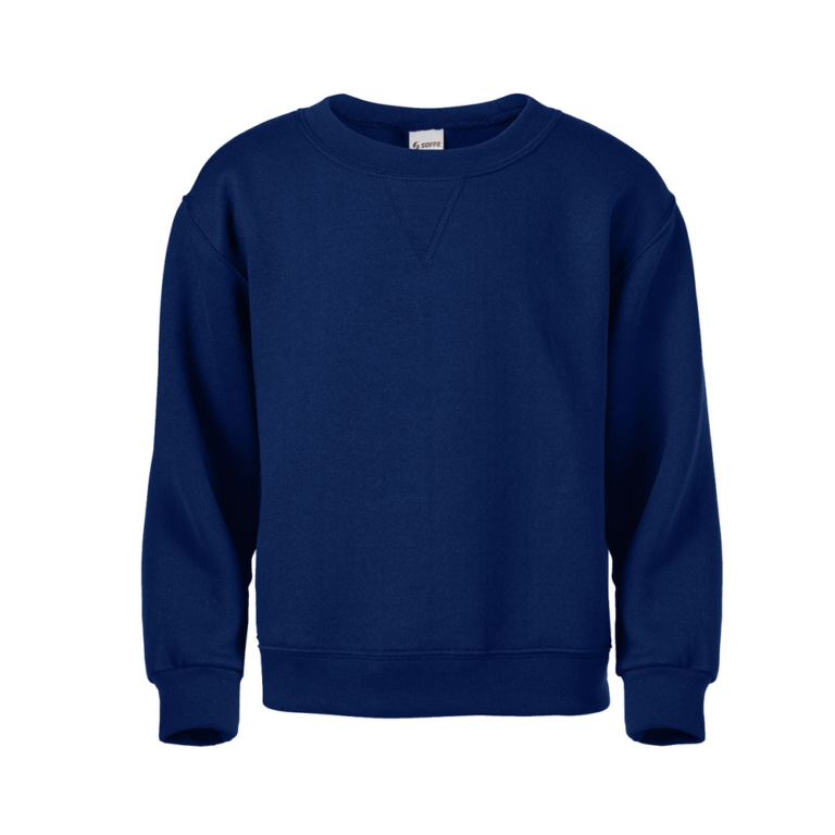 NAVY CREWNECK SWEATSHIRT WITH St. Bernard high LOGO – Michael’s School ...