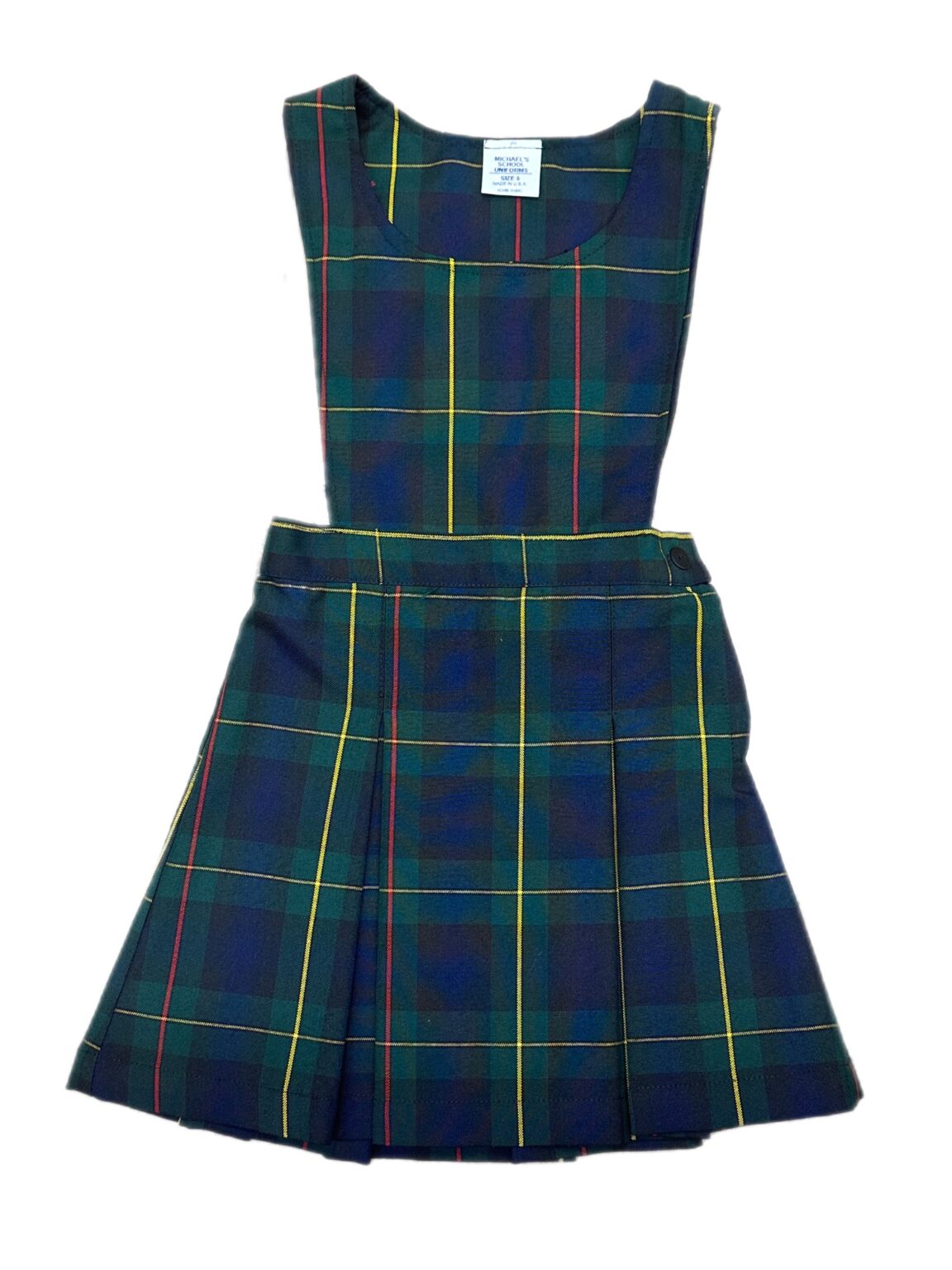 GIRLS MADISON PLAID JUMPER (GRADES K-5TH ) – Michael’s School Uniforms