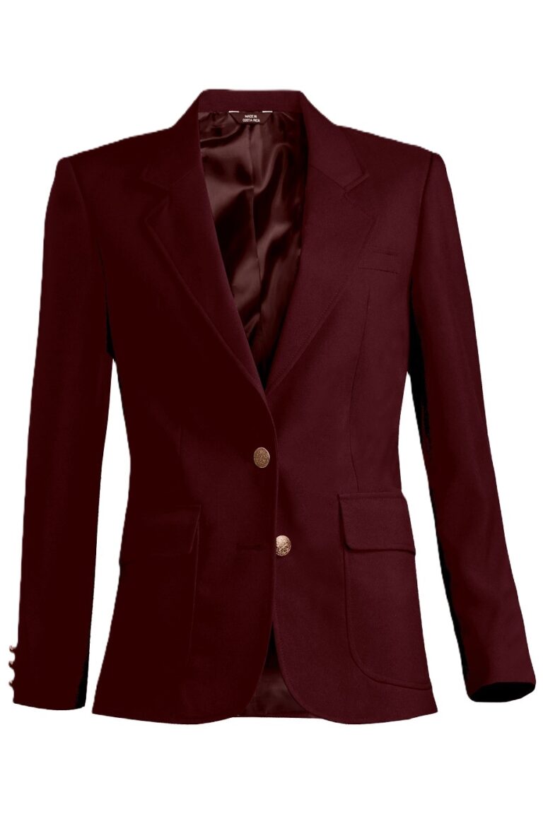 Burgandy Blazer w/NDA logo. – Michael’s School Uniforms